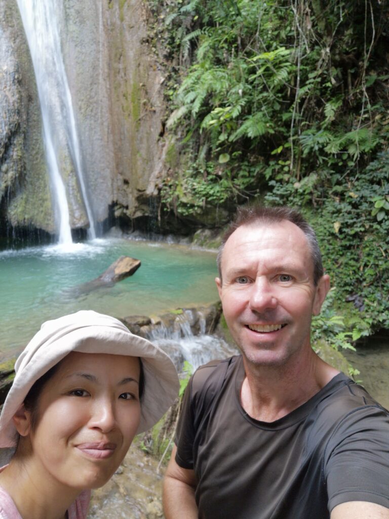 We walked to Tad Mook Waterfalls from Luang Ngoy | Mai and Chris Travel