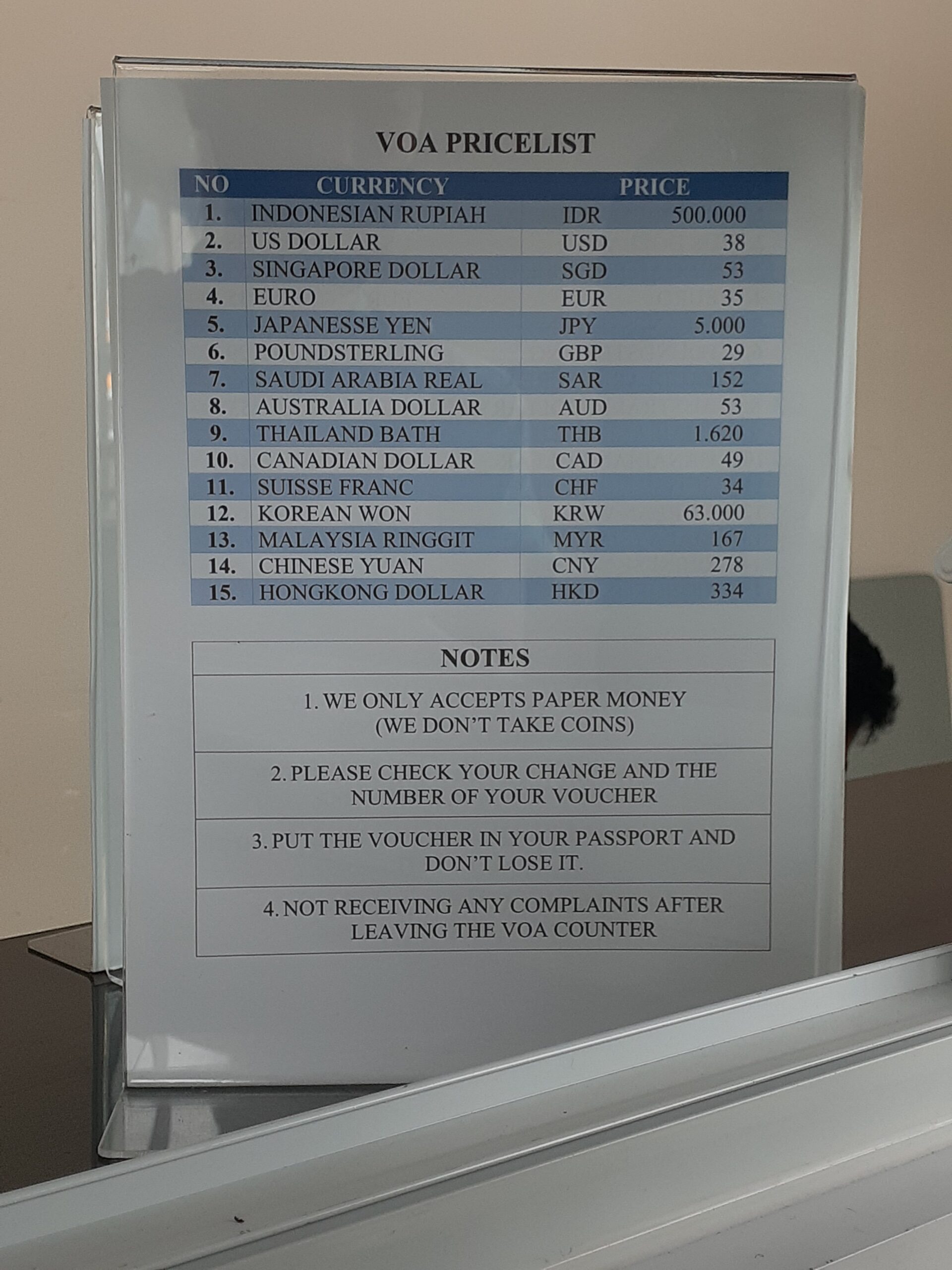 Arrival visa in Manado: Entering Indonesia | Mai and Chris Travel