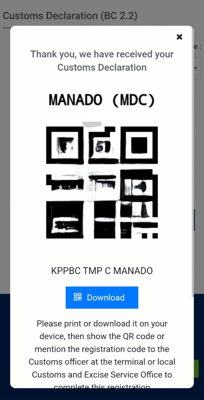 How to fill in the Indonesian customs declaration form online from your ...